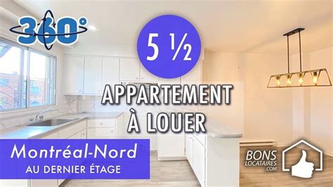 Appartement à louer Visite virtuelle 360 Apartment Tour Montréal