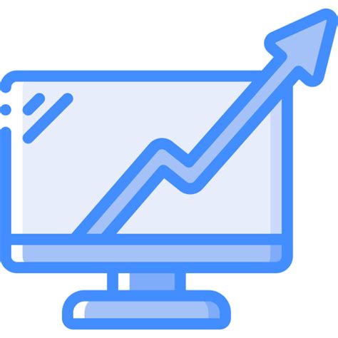 Desktop Computer Basic Miscellany Blue Icon