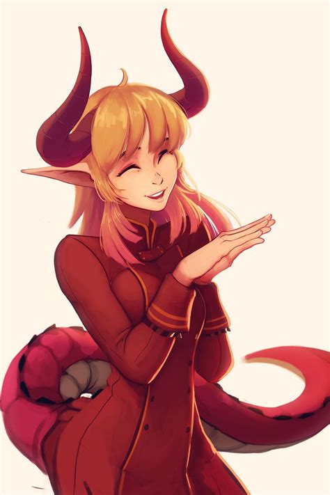 Anime Female Dragon Telegraph