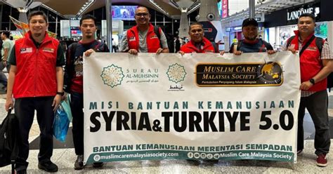 MCM Terus Santuni Mangsa Gempa Bumi Di Turkiye Syria Harian Metro