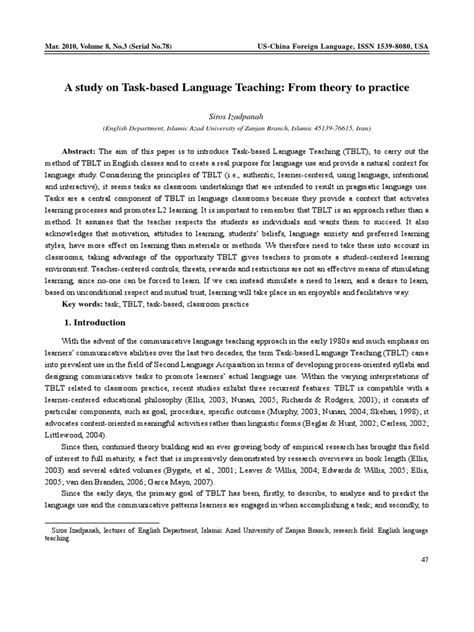 task based language teaching pdf pdf second language second language acquisition