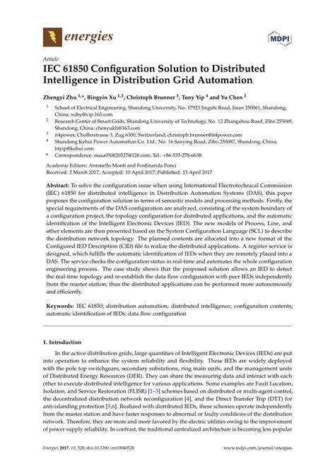 pdf iec 61850 configuration solution to distributed intelligence in distribution grid automation