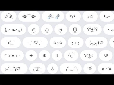 how to get cute unique emoticon keyboard ᐢ ᐢ YouTube