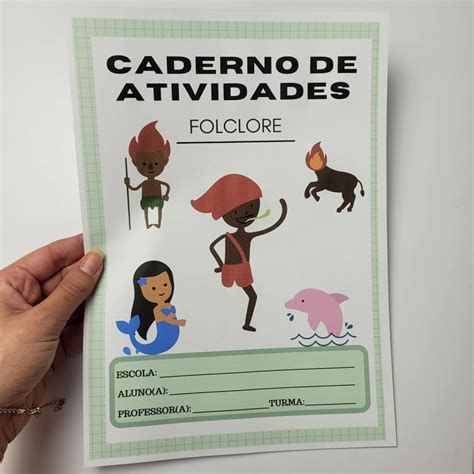 Caderno De Atividades Folclore Vem Aprender Brincando