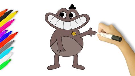 How To Draw Sheriff Toadster Garten Of Banban 2 YouTube