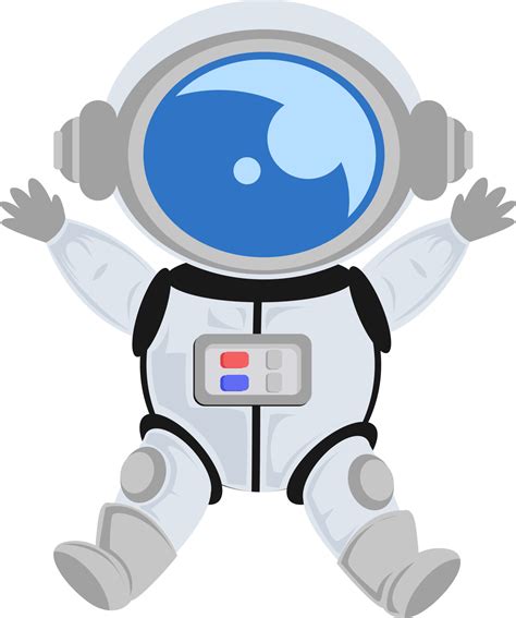 Cute Astronaut Floating Flat Illustration 14207857 PNG