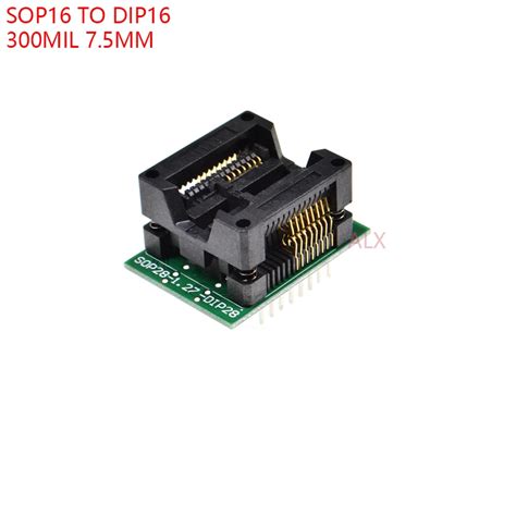 SOIC16 SOIC 16 SOP16 TO DIP16 Programmer Adapter Socket Body Width 7