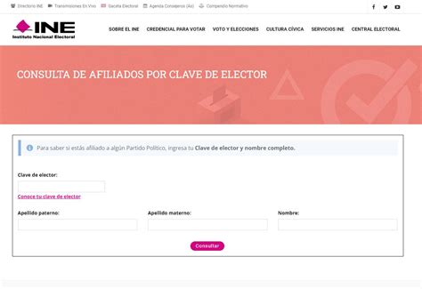 Descubre cómo saber si estas afiliado a un partido político aquí te