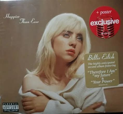 Billie Eilish Cd Happier Than Ever Edic Usa Target Poster Cuotas Sin