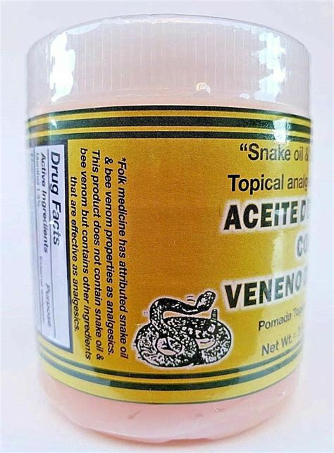 Pomada De Vibora Veneno De Abeja 100g Aceite De Vibora Veneno De