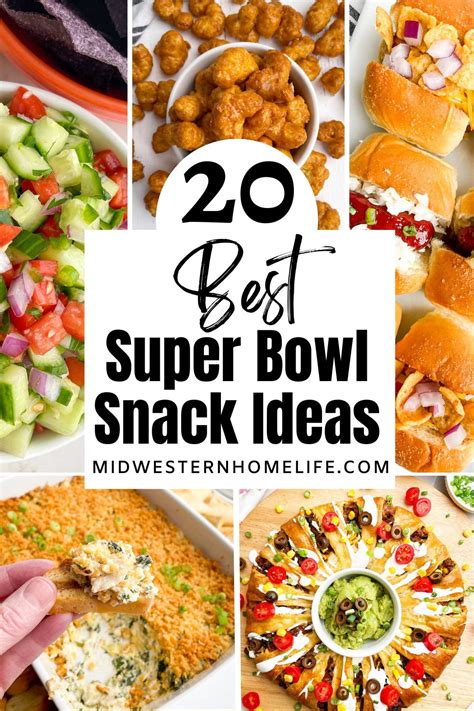 20 BEST Super Bowl Snack Ideas Midwestern HomeLife
