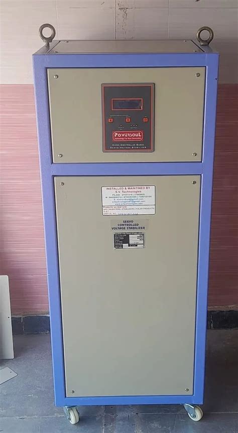 40kVA Servo Prime Three Phase Air Cooled Servo Stabilizer For Control