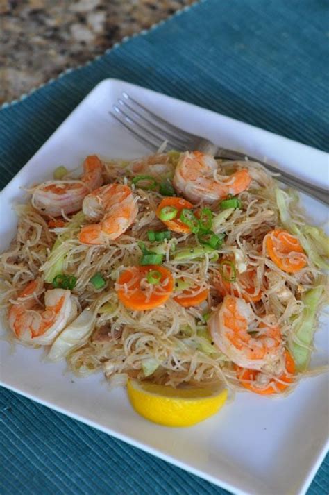 Filipino Fried Rice Noodles Pancit Bihon Easy Delicious Recipes