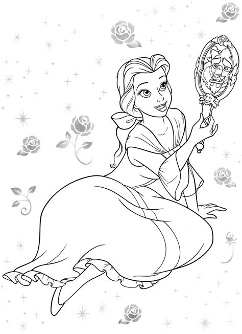 Coloriage La Belle et la Bête 131055 Films d animation Dessin à