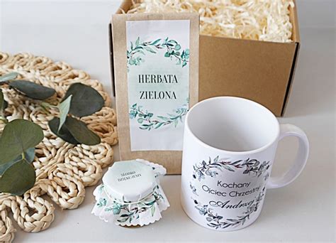 Podziękowanie dla Ojca Chrzestnego chrzest box prezentowy