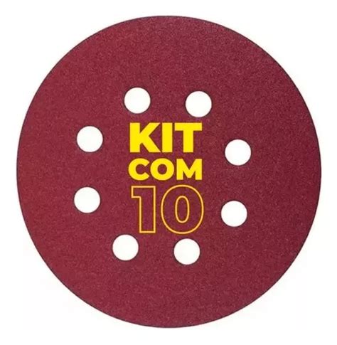 Discos De Papel De Lija Rojos Con Velcro Y Plumas Mm