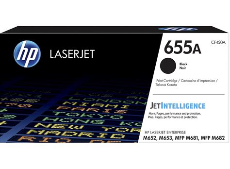 HP 655A CF450A Black Original LaserJet Toner Cartridge HP Store Canada