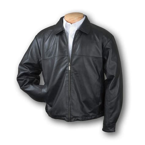 Men S Burk S Bay Premium Lambskin Leather Jacket Black