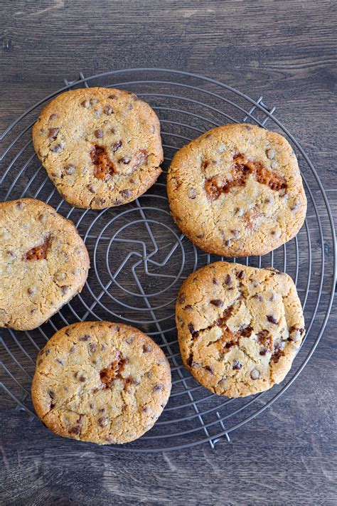 Cookies fourrés et Caramel au beurre salé recette maison