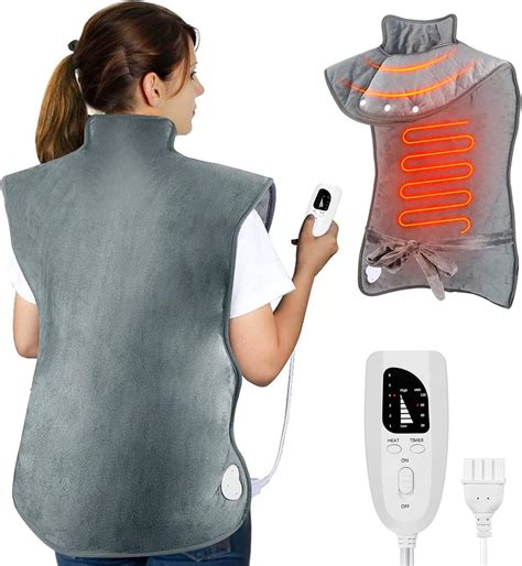 Coussin Chauffant Dos Electrique Epaule Et Nuque X Cm Couverture