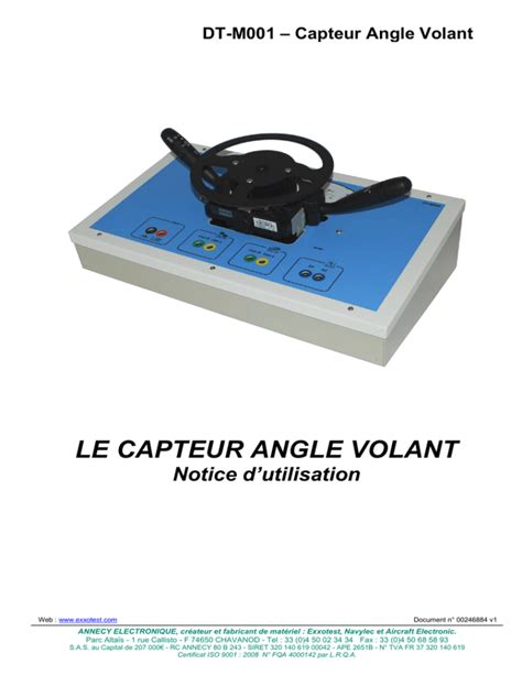 Le Capteur Angle Volant
