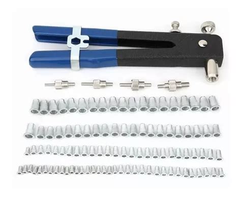 Kit De Remachadora Para Tuercas De Manual Profesional Remach Cuotas