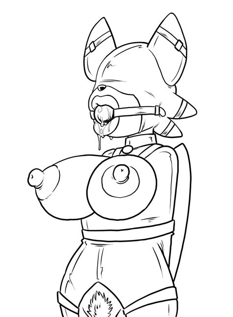 Rule 34 Anthro Areola Ball Gag Bat Big Breasts Bondage Breasts Doomington Erect Nipples Female