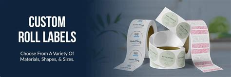 Bulk Pricing On Roll Labels Multiple Shapes Sizes Materials