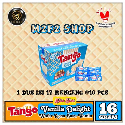 Jual Tango Wafer Vanilla Delight Susu Vanila Sachet 16 Gr Karton