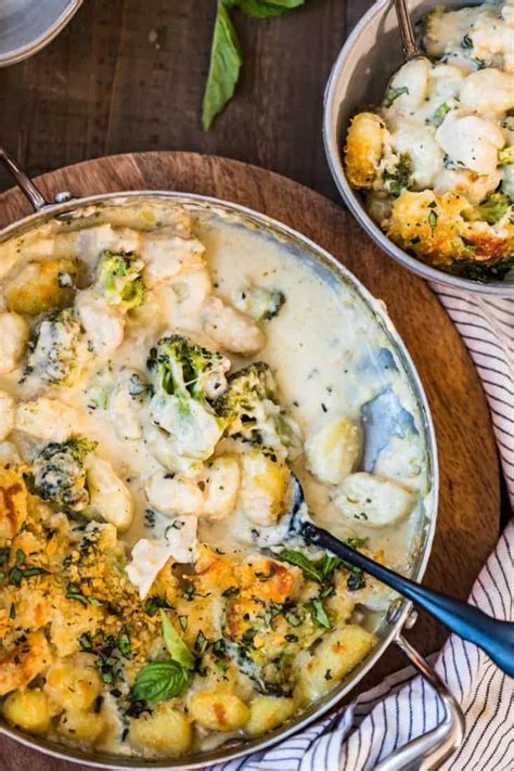 Chicken Alfredo Gnocchi Bake Recipe Video The Cookie Rookie