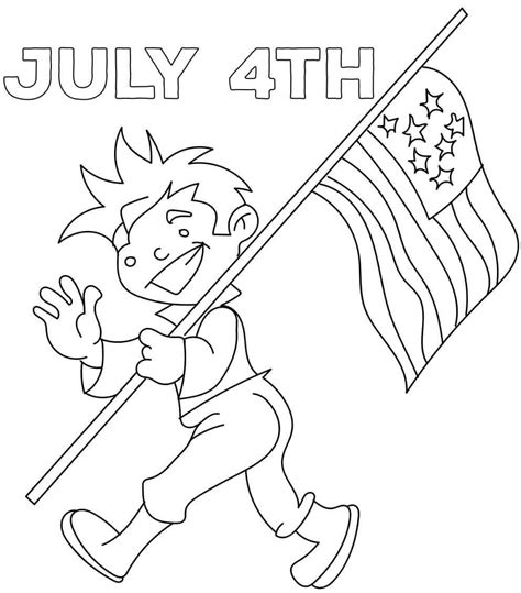 20 Fourth Of July Printable Coloring Pages Homecolor Homecolor