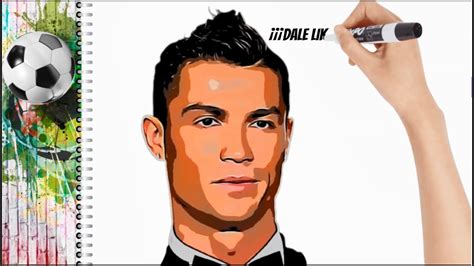 Como Dibujar A Cristiano Ronaldo Cr Paso A Paso Facil Y Sencillo