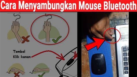 Cara Menyambungkan Mouse Bluetooth Atau Tanpa Kabel Ke Laptop Youtube