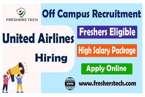 United Airlines Off Campus Hiring Freshers 2024 Associate Engineer