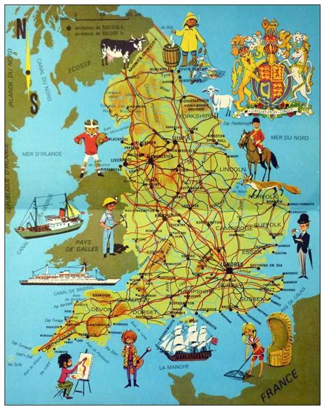 Carte D Angleterre Grande Bretagne Ou Royaume Uni Voyage Carte Plan