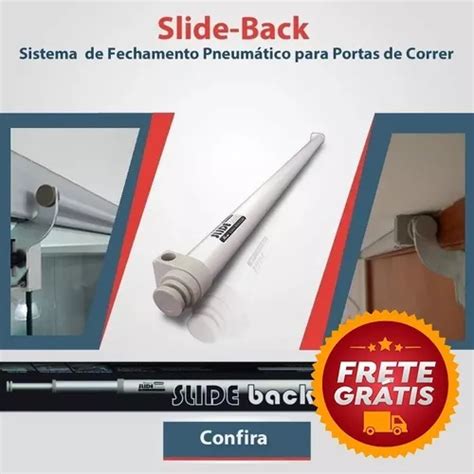 2 Slide Back Preto Mola Portas D Correr Ímã Frete Gratis