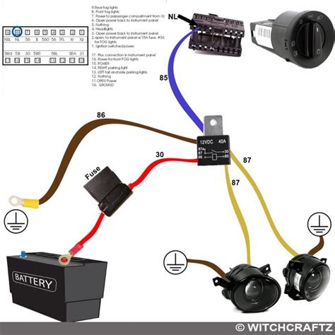 Fog Light Wiring Harness Install Fog Light Wiring Diagram