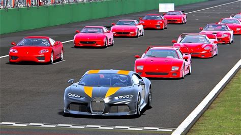 Bugatti Chiron Super Sport Vs S Ferrari Supercars Monza Youtube