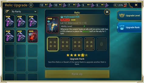 Guia Relíquias RAID Shadow Legends