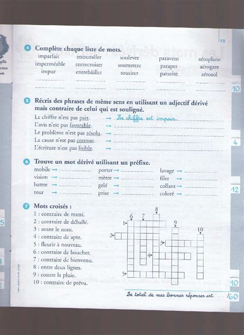 ma revision Améliorer son vocabulaire CM1 CM2 ma revision