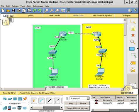 Cisco Packet Tracer Example Configuration Basic Router Configuration