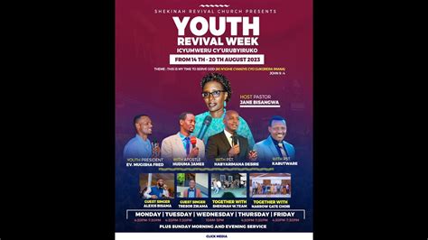 LIVE AMATERANIRO KUWA 20 08 2023 SHEKINAH REVIVAL CHURCH NDERA YouTube