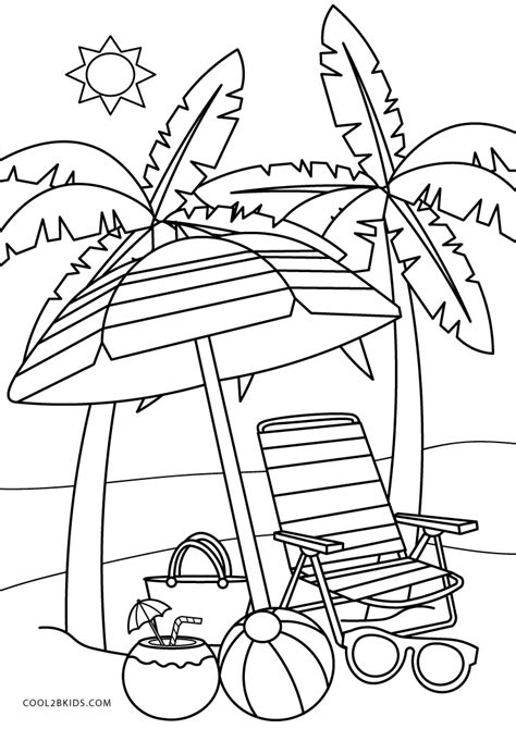 Coloriages Été Coloriages Gratuits à Imprimer
