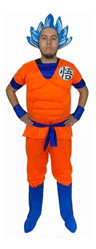 Disfraz De Goku Para Adulto Disfraz Dragon Ball Goku Blue Para Hombre