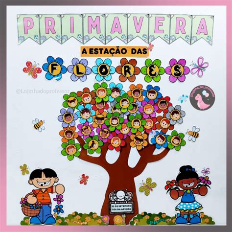 PRIMAVERA E DIA DA ÁRVORE PAINEL DUPLO Lojinha do Professor Hotmart
