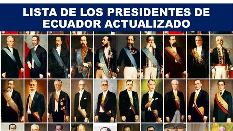 Presidentes Del Ecuador Nombres De Presidentes Del Ecuador Hot