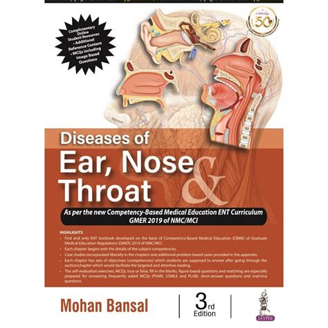 Diseases Of Ear Nose And Throat 3rd Edition 2021 Mohan Bansal