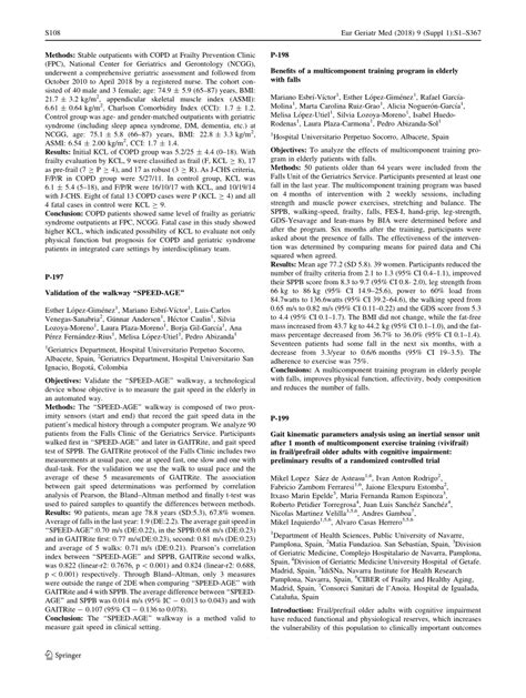 pdf gait kinematic parameters analysis using an inertial sensor unit after one month of