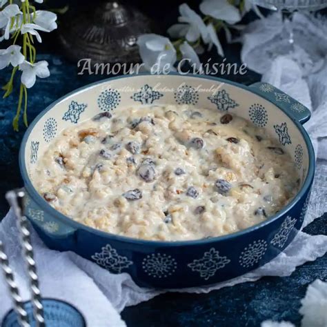 Riz au lait cuit au four Les Recette de A à Z