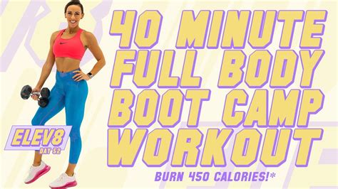 40 Minute Full Body Bootcamp Workout Burn 475 Calories The ELEV8
